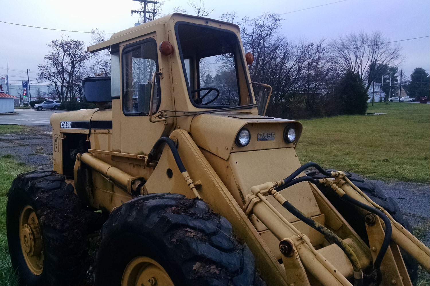 Case W-7 Steered Front loader